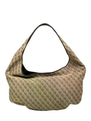Bottega Veneta Monogram Canvas Campana Hobo Bag - Neutrals