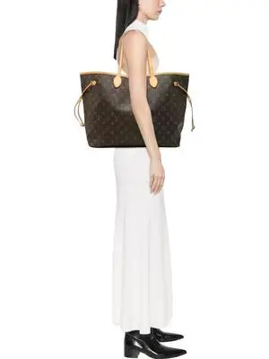 LOUIS VUITTON Monogram Neverfull Gm Tote Bag - Brown