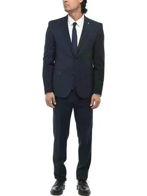 Corneliani Slim-fit Single-breasted Suit - Blue