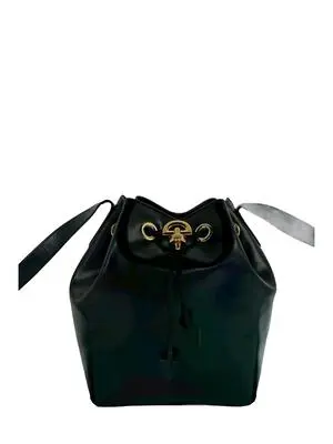 Celine 2004 Leather Bucket Bag - Blue