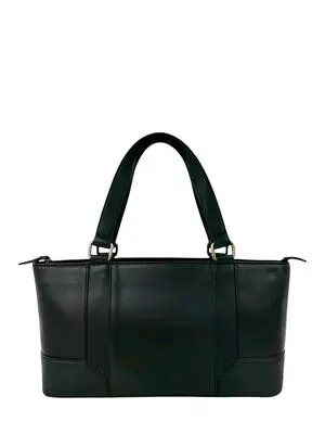 Burberry Leather Tote Bag - Black