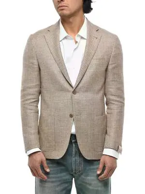Corneliani Gate Check Blazer - Neutrals