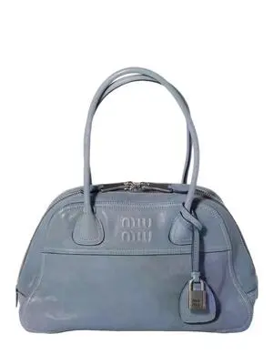 Miu Miu Vivant Nappa Leather Bag Blue