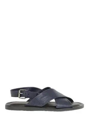 Corneliani Crossover Strap Slingback Sandals - Blue