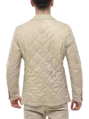 Corneliani Quilted Blazer - Neutrals