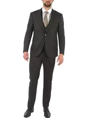 Corneliani Single-breasted Three-piece Suit - Grey