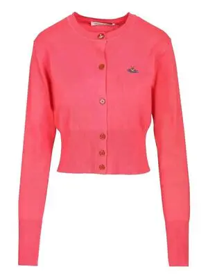 VIVIENNE WESTWOOD Bea Cropped Cardigan - Pink