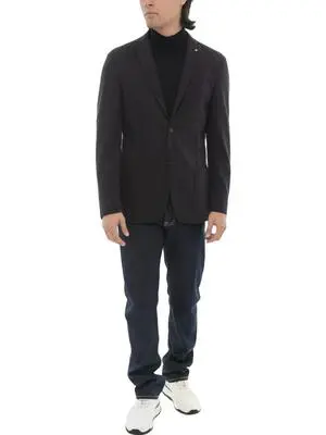 Corneliani Single-breasted Blazer - Black