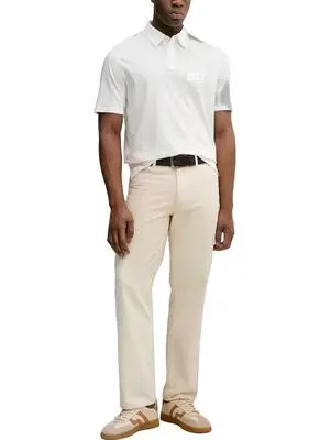 Armani Exchange Logo-patch Polo Shirt - White