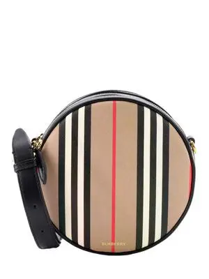 Burberry Icon Stripe E-canvas Belt Bag - Brown