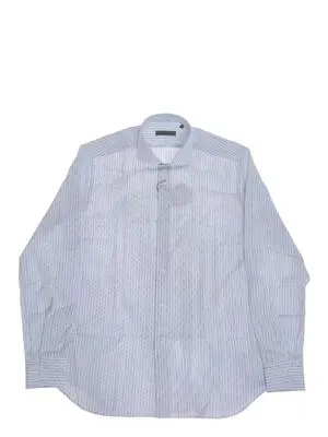 Corneliani Striped Long-sleeve Shirt - Blue