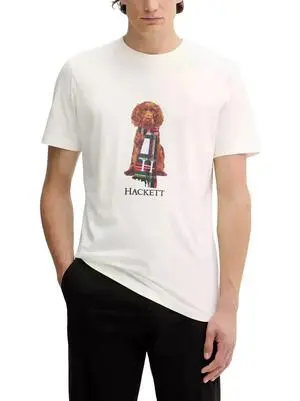 HACKETT LONDON Graphic-print T-shirt - White