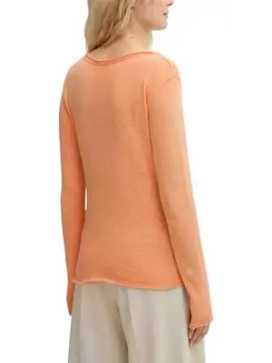American Vintage American Vintage Sonoma Long-Sleeve T-Shirt Orange