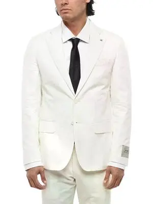 Corneliani Cc Collection Single-breasted Two-button Suit - White