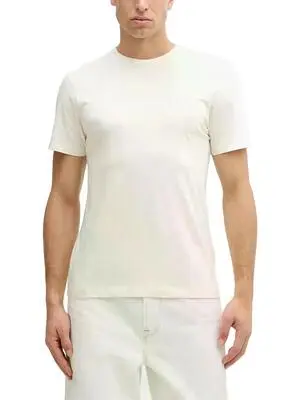 HACKETT LONDON Logo-embroidered T-shirt - Neutrals