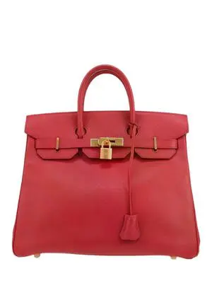 Hermès Haut À Courroies Tote Bag - Red