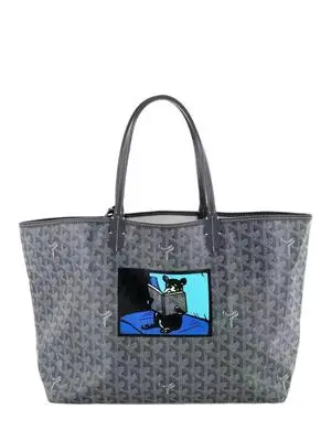 Goyard Saint Louis Printed Coated Canvas Pm Tote Bag - Grey
