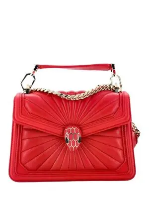 BVLGARI Bvlgari Serpenti Diamond Blast Quilted Leather Mini Shoulder Bag
