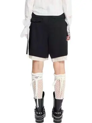 ANN DEMEULEMEESTER Lace-ruffled Cuffs - White