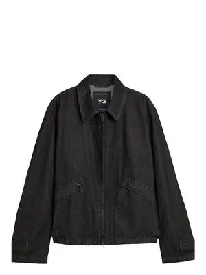 Y3 Denim Blouson Jacket - Black
