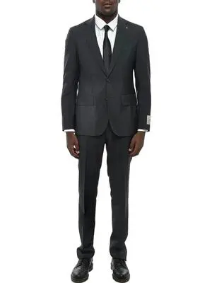 Corneliani Single-breasted Mohair-blend Suit - Grey