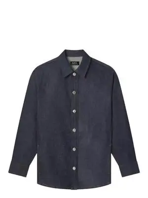A.p.c. Japanese Denim Trucker Jacket - Blue