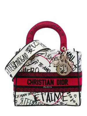 Dior Lady D Lite Satchel - White