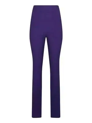Philosophy Di Lorenzo Serafini High-waisted Fitted Trousers - Purple