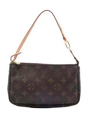 LOUIS VUITTON Monogram Pochette Accessoires Shoulder Bag - Brown
