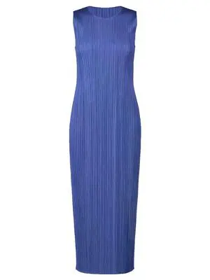 Issey Miyake Sleeveless Maxi Dress - Blue
