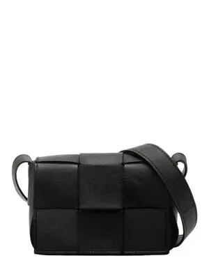 Bottega Veneta Bottega Veneta Extra Mini Nappa Maxi Intrecciato Cassette Crossbody Bag Black