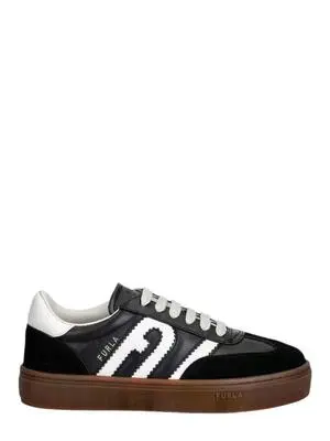 Furla Panelled Sneakers - Black