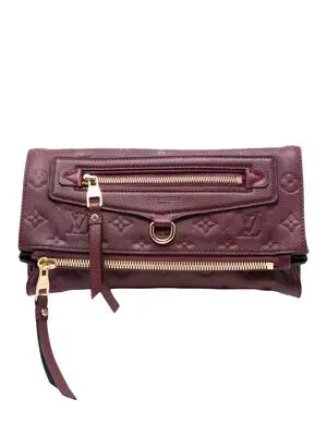 LOUIS VUITTON 2011 Monogram Empreinte Clutch Bag - Red