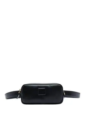 Miu Miu Calfskin Softy Beau Belt Bag - Black