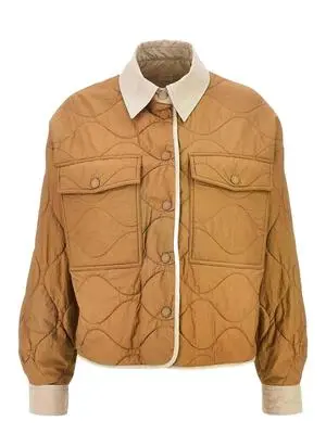 Max Mara Reversible Water-repellent Padded Jacket - Brown