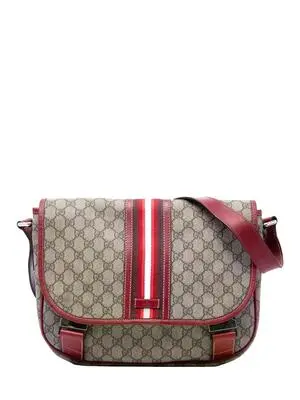 GUCCI Gucci GG Supreme Web Crossbody Bag