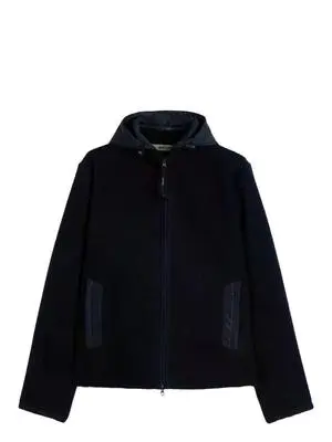 ASPESI ASPESI Hooded Wool Zip-Up Jacket