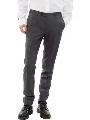 Corneliani Academy Wool Trousers - Grey