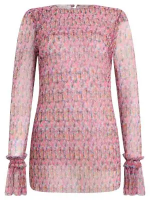 Philosophy Di Lorenzo Serafini Floral Print Mini Dress - Pink