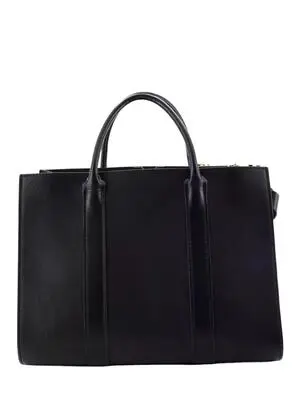 LOUIS VUITTON Louis Vuitton Monogram Leather Tote Bag Black