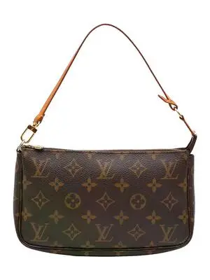 LOUIS VUITTON Monogram Pochette Accessoires Shoulder Bag - Brown
