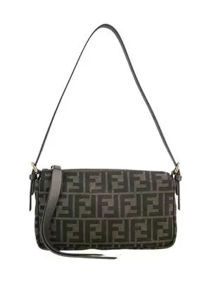 Fendi Zucca Jacquard Fabric Bag - Brown