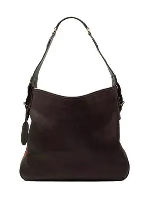 Gucci Calfskin Leather Shoulder Bag - Brown