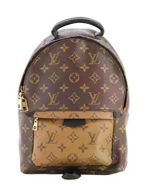 LOUIS VUITTON Palm Springs Reverse Monogram Canvas Pm Backpack - Black