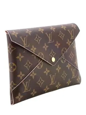 LOUIS VUITTON Kirigami Pochette Set Monogram Canvas Clutch Bag - Brown