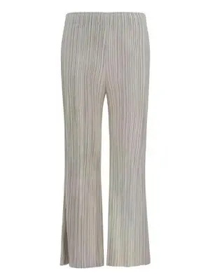 GONGDID DESIGN Plissé-effect Palazzo Pants - Neutrals