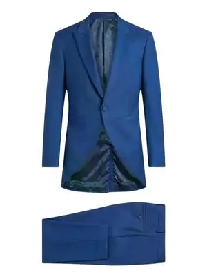 GRASIL Peak-lapel Single-breasted Suit - Blue