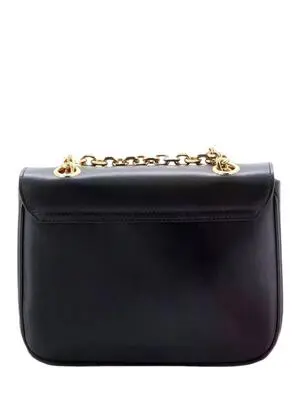 Celine Leather Small Shoulder Bag - Black
