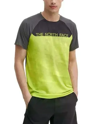The North Face Logo-print Panelled T-shirt - Green
