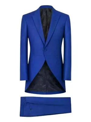 GRASIL Peak-lapels Single-breasted Suit - Blue